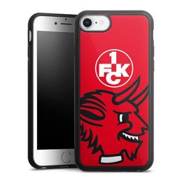 DeinDesign iPhone SE (2020) Handy Gallery Case Handyh&uuml;lle 9H Geh&auml;rtetes Glas R&uuml;ckseite H&uuml;lle 1. Fc Kaiserslautern 1. Fck Devil Gallery Case