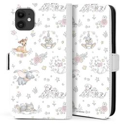 DeinDesign iPhone 11 Handy Klapph&uuml;lle Handyh&uuml;lle aus Kunst Leder wei&szlig; Flip Case Disney Dumbo Bambi Sideflip mit Lasche