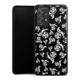 DeinDesign Galaxy A52s 5G Handy Slim Case extra d&uuml;nn Silikon Handyh&uuml;lle schwarz H&uuml;lle Muster 1. Fc K&ouml;ln Official Licensed Product Silikon Slim Case