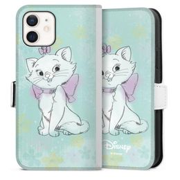 DeinDesign iPhone 12 Handy Klapph&uuml;lle Handyh&uuml;lle aus Kunst Leder wei&szlig; Flip Case Aristocats Mary Disney Official Licensed Product Sideflip mit Lasche
