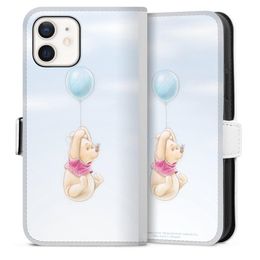 DeinDesign iPhone 12 Handy Klapph&uuml;lle Handyh&uuml;lle aus Kunst Leder wei&szlig; Flip Case Winnie The Pooh Official Licensed Product Disney Sideflip mit Lasche