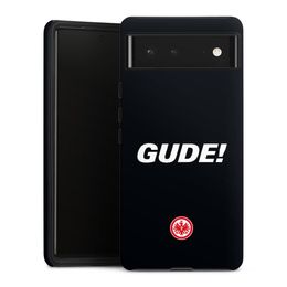 DeinDesign Google Pixel 6 Handy Panzer Handyh&uuml;lle robuste Outdoor H&uuml;lle Schutzh&uuml;lle matt Bundesliga Eintracht Frankfurt Official Licensed Product Tough Case