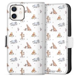 DeinDesign iPhone 12 Handy Klapph&uuml;lle Handyh&uuml;lle aus Kunst Leder wei&szlig; Flip Case Disney Winnie The Pooh Official Licensed Product Sideflip mit Lasche