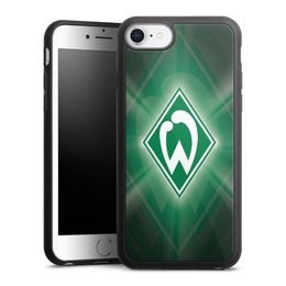 DeinDesign iPhone SE (2020) Handy Gallery Case Handyh&uuml;lle 9H Geh&auml;rtetes Glas R&uuml;ckseite H&uuml;lle Sv Werder Bremen Official Licensed Product Coat Of Arms Gallery Case