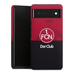 DeinDesign Google Pixel 6 Handy Panzer Handyh&uuml;lle robuste Outdoor H&uuml;lle Schutzh&uuml;lle matt Official Licensed Product Der Club 1. Fc N&uuml;rnberg Tough Case