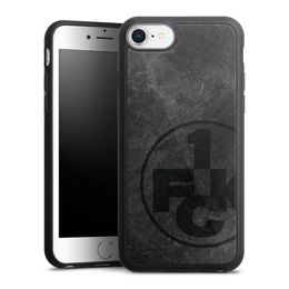 DeinDesign iPhone SE (2020) Handy Gallery Case Handyh&uuml;lle 9H Geh&auml;rtetes Glas R&uuml;ckseite H&uuml;lle Concrete 1. Fck 1. Fc Kaiserslautern Gallery Case