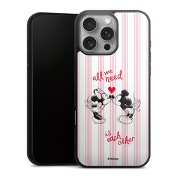 DeinDesign iPhone 16 Pro Max Handy Gallery Case Handyh&uuml;lle 9H Geh&auml;rtetes Glas R&uuml;ckseite H&uuml;lle Love Disney Gallery Case