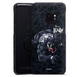 DeinDesign Galaxy S9 Handy Premium Case Smartphone Handyh&uuml;lle Schutzh&uuml;lle matt Marvel Venom Spiderman Premium Case
