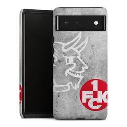 DeinDesign Google Pixel 6 Handy Panzer Handyh&uuml;lle robuste Outdoor H&uuml;lle Schutzh&uuml;lle matt 1. Fck Devil 1. Fc Kaiserslautern Tough Case