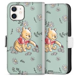 DeinDesign iPhone 12 Handy Klapph&uuml;lle Handyh&uuml;lle aus Kunst Leder wei&szlig; Flip Case Official Licensed Product Disney Winnie The Pooh Sideflip mit Lasche