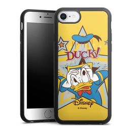 DeinDesign iPhone SE (2020) Handy Gallery Case Handyh&uuml;lle 9H Geh&auml;rtetes Glas R&uuml;ckseite H&uuml;lle Disney Official Licensed Product Donald Duck Gallery Case
