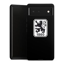 DeinDesign Google Pixel 6 Handy Panzer Handyh&uuml;lle robuste Outdoor H&uuml;lle Schutzh&uuml;lle matt Sechzger Official Licensed Product Tsv 1860 M&uuml;nchen Tough Case
