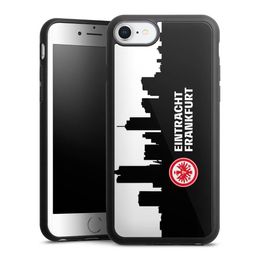 DeinDesign iPhone SE (2020) Handy Gallery Case Handyh&uuml;lle 9H Geh&auml;rtetes Glas R&uuml;ckseite H&uuml;lle Official Licensed Product Sge Eintracht Frankfurt Gallery Case