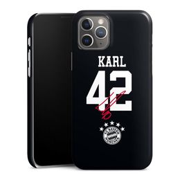 DeinDesign iPhone 12 Pro Handy Premium Case Smartphone Handyh&uuml;lle Schutzh&uuml;lle gl&auml;nzend Merchandise Fc Bayern M&uuml;nchen Lennart Karl Premium Case