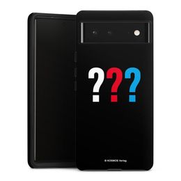 DeinDesign Google Pixel 6 Handy Panzer Handyh&uuml;lle robuste Outdoor H&uuml;lle Schutzh&uuml;lle matt Official Licensed Product Die Drei ??? Logo Tough Case