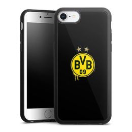 DeinDesign iPhone SE (2020) Handy Gallery Case Handyh&uuml;lle 9H Geh&auml;rtetes Glas R&uuml;ckseite H&uuml;lle Star Borussia Dortmund Bvb Gallery Case