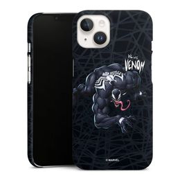 DeinDesign iPhone 14 Handy Premium Case Smartphone Handyh&uuml;lle Schutzh&uuml;lle matt Marvel Venom Spiderman Premium Case