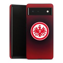 DeinDesign Google Pixel 6 Handy Panzer Handyh&uuml;lle robuste Outdoor H&uuml;lle Schutzh&uuml;lle matt Official Licensed Product Coat Of Arms Eintracht Frankfurt Tough Case