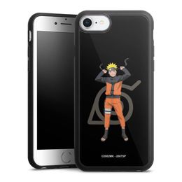 DeinDesign iPhone SE (2020) Handy Gallery Case Handyh&uuml;lle 9H Geh&auml;rtetes Glas R&uuml;ckseite H&uuml;lle Anime Naruto Shippuden Official Licensed Product Gallery Case