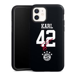 DeinDesign iPhone 12 mini Handy Panzer Handyh&uuml;lle robuste Outdoor H&uuml;lle Schutzh&uuml;lle gl&auml;nzend Merchandise Fc Bayern M&uuml;nchen Lennart Karl Tough Case