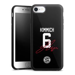 DeinDesign iPhone SE (2020) Handy Gallery Case Handyh&uuml;lle 9H Geh&auml;rtetes Glas R&uuml;ckseite H&uuml;lle Kimmich Fc Bayern M&uuml;nchen Fcb Gallery Case