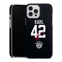 DeinDesign iPhone 13 Pro Max Handy Premium Case Smartphone Handyh&uuml;lle Schutzh&uuml;lle matt Merchandise Fc Bayern M&uuml;nchen Lennart Karl Premium Case
