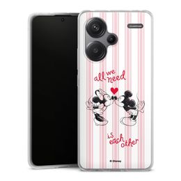 DeinDesign Xiaomi Redmi Note 13 Pro Plus Handy Silikon H&uuml;lle Case transparent Handyh&uuml;lle Love Disney Silikon Case