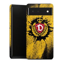 DeinDesign Google Pixel 6 Handy Panzer Handyh&uuml;lle robuste Outdoor H&uuml;lle Schutzh&uuml;lle matt Official Licensed Product Soccer Sg Dynamo Dresden Tough Case