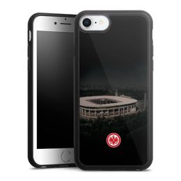 DeinDesign iPhone SE (2020) Handy Gallery Case Handyh&uuml;lle 9H Geh&auml;rtetes Glas R&uuml;ckseite H&uuml;lle Eintracht Frankfurt Official Licensed Product Stadium Gallery Case