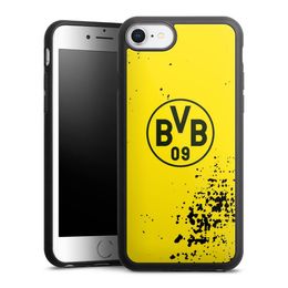 DeinDesign iPhone SE (2020) Handy Gallery Case Handyh&uuml;lle 9H Geh&auml;rtetes Glas R&uuml;ckseite H&uuml;lle Borussia Dortmund Borusse Official Licensed Product Gallery Case