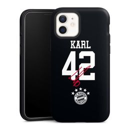 DeinDesign iPhone 12 Handy Panzer Handyh&uuml;lle robuste Outdoor H&uuml;lle Schutzh&uuml;lle matt Merchandise Fc Bayern M&uuml;nchen Lennart Karl Tough Case