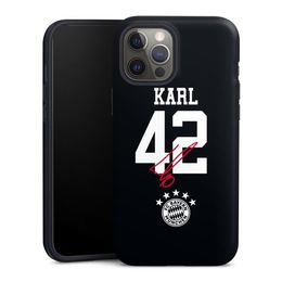 DeinDesign iPhone 12 Pro Handy Panzer Handyh&uuml;lle robuste Outdoor H&uuml;lle Schutzh&uuml;lle matt Merchandise Fc Bayern M&uuml;nchen Lennart Karl Tough Case