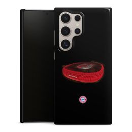 DeinDesign Galaxy S24 Ultra Handy Premium Case Smartphone Handyh&uuml;lle Schutzh&uuml;lle gl&auml;nzend Fc Bayern M&uuml;nchen Fcb Official Licensed Product Stadium Premium Case