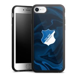 DeinDesign iPhone SE (2020) Handy Gallery Case Handyh&uuml;lle 9H Geh&auml;rtetes Glas R&uuml;ckseite H&uuml;lle Tsg 1899 Hoffenheim Official Licensed Product Jersey Gallery Case