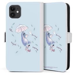 DeinDesign iPhone 11 Handy Klapph&uuml;lle Handyh&uuml;lle aus Kunst Leder wei&szlig; Flip Case Official Licensed Product Winnie The Pooh Eeyore Disney Sideflip mit Lasche