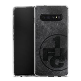 DeinDesign Galaxy S10 Plus Handy Silikon H&uuml;lle Case transparent Handyh&uuml;lle Concrete 1. Fc Kaiserslautern 1. Fck Silikon Case