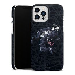 DeinDesign iPhone 13 Pro Max Handy Premium Case Smartphone Handyh&uuml;lle Schutzh&uuml;lle matt Marvel Venom Spiderman Premium Case