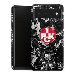 DeinDesign Google Pixel 6 Handy Panzer Handyh&uuml;lle robuste Outdoor H&uuml;lle Schutzh&uuml;lle matt Coat Of Arms 1. Fc Kaiserslautern Muster Tough Case