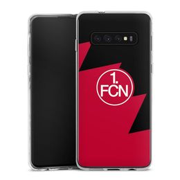 DeinDesign Galaxy S10 Plus Handy Silikon H&uuml;lle Case transparent Handyh&uuml;lle 1. Fcn 1. Fc N&uuml;rnberg Merchandise Silikon Case