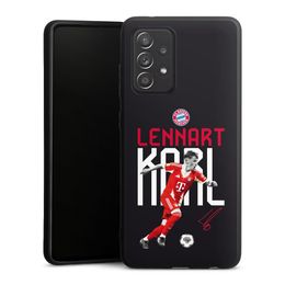 DeinDesign Galaxy A52s 5G Handy Premium Silikon H&uuml;lle Handyh&uuml;lle schwarz Case Official Licensed Product Fcb Lennart Karl Silikon Premium Case