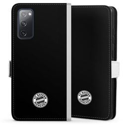 DeinDesign Galaxy S20 FE Handy Klapph&uuml;lle Handyh&uuml;lle aus Kunst Leder wei&szlig; Flip Case Fc Bayern M&uuml;nchen Fcb Official Licensed Product Sideflip mit Lasche