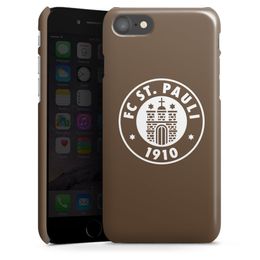 DeinDesign iPhone SE (2020) Handy Premium Case Smartphone Handyh&uuml;lle Schutzh&uuml;lle gl&auml;nzend Fc St. Pauli Official Licensed Product Coat Of Arms Premium Case