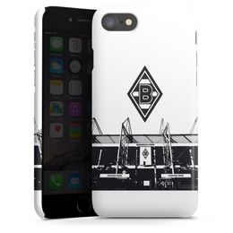 DeinDesign iPhone SE (2020) Handy Premium Case Smartphone Handyh&uuml;lle Schutzh&uuml;lle gl&auml;nzend Borussia M&ouml;nchengladbach Die Fohlen Stadium Premium Case