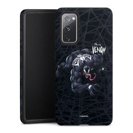 DeinDesign Galaxy S20 FE Handy Panzer Handyh&uuml;lle robuste Outdoor H&uuml;lle Schutzh&uuml;lle matt Spiderman Marvel Venom Tough Case