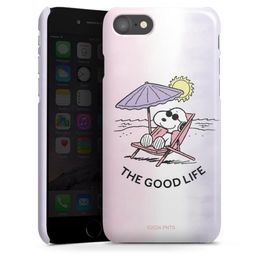 DeinDesign iPhone SE (2020) Handy Premium Case Smartphone Handyh&uuml;lle Schutzh&uuml;lle gl&auml;nzend Snoopy Official Licensed Product Peanuts Premium Case