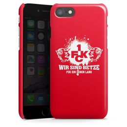 DeinDesign iPhone SE (2020) Handy Premium Case Smartphone Handyh&uuml;lle Schutzh&uuml;lle gl&auml;nzend Spruch 1. Fc Kaiserslautern Official Licensed Product Premium Case