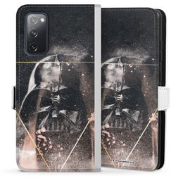 DeinDesign Galaxy S20 FE Handy Klapph&uuml;lle Handyh&uuml;lle aus Kunst Leder wei&szlig; Flip Case Star Wars Darth Vader Official Licensed Product Sideflip mit Lasche