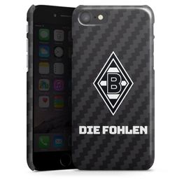 DeinDesign iPhone SE (2020) Handy Premium Case Smartphone Handyh&uuml;lle Schutzh&uuml;lle gl&auml;nzend Carbon Borussia M&ouml;nchengladbach Gladbach Premium Case