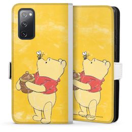 DeinDesign Galaxy S20 FE Handy Klapph&uuml;lle Handyh&uuml;lle aus Kunst Leder wei&szlig; Flip Case Winnie The Pooh Official Licensed Product Disney Sideflip mit Lasche