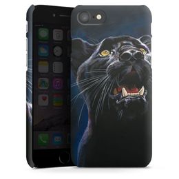 DeinDesign iPhone SE (2020) Handy Premium Case Smartphone Handyh&uuml;lle Schutzh&uuml;lle matt Panther Jungle Animals Premium Case
